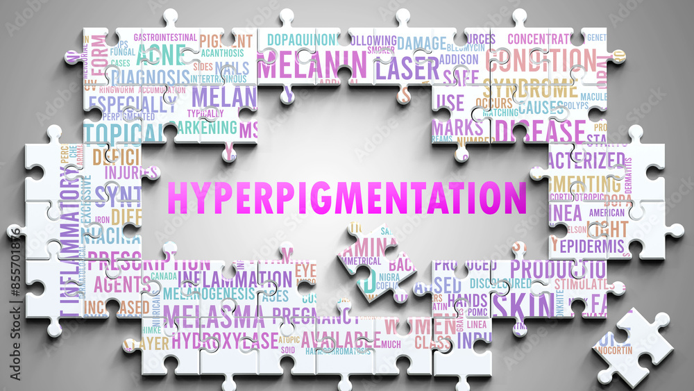 Hyperpigmentation as a complex subject, related to important topics ...