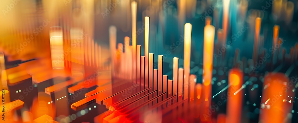 Visual representation of stock market sector performance using a ...