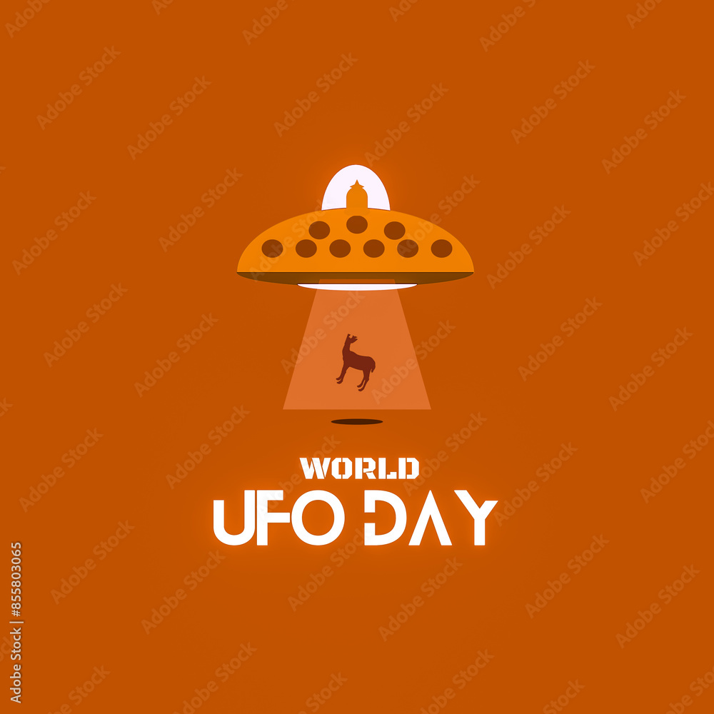 World ufo day creative ads.World ufo day design, july 2, illustration ...