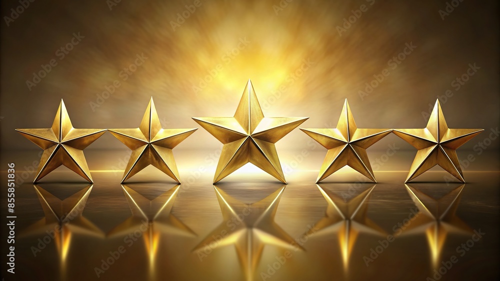 Elegant five gold stars on background, elegant, five, gold, stars ...
