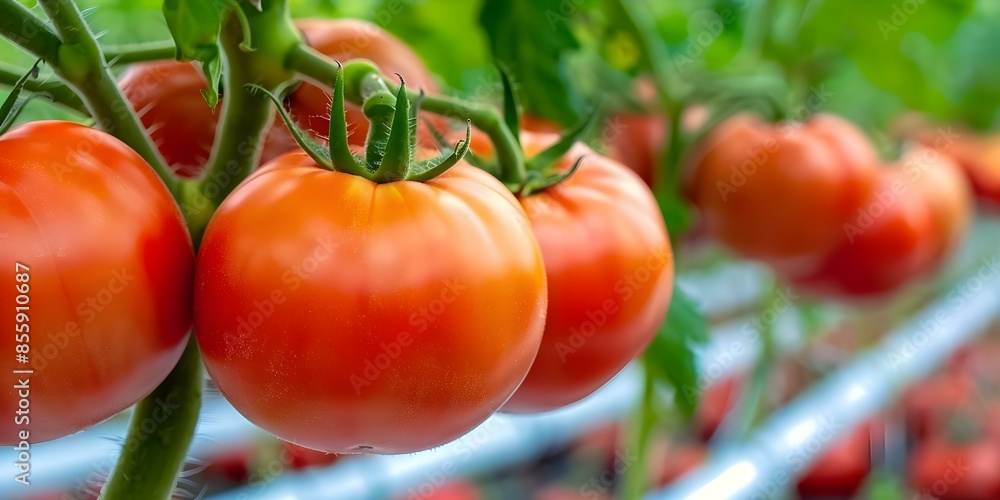 Capturing the Details of a Mature Tomato Plant in a Hydroponic System ...