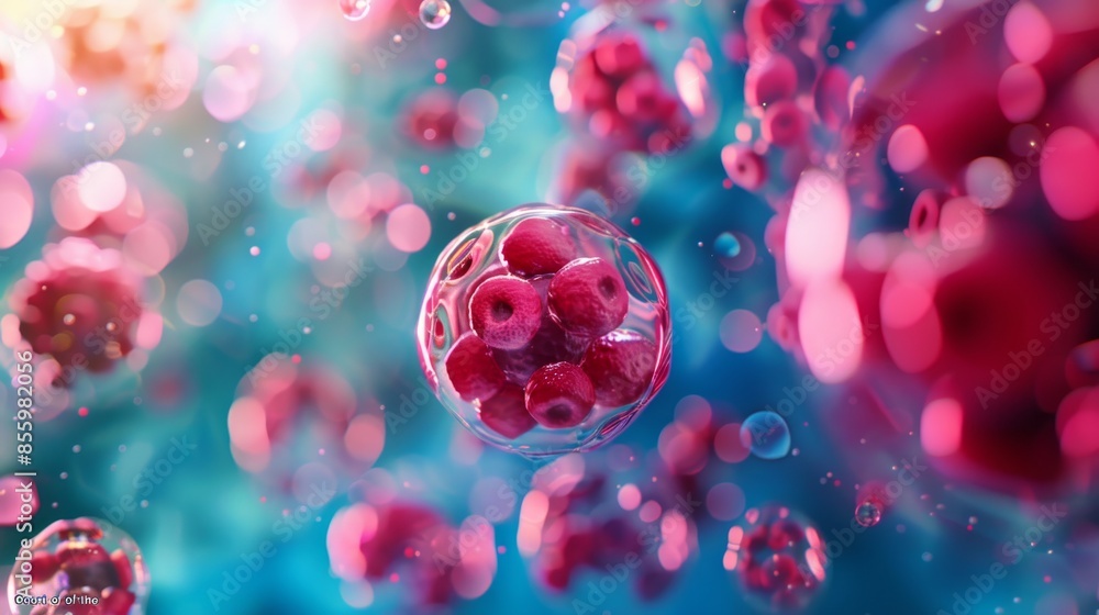 In the blood system, cancer cells are illustrated as abnormal cells and ...