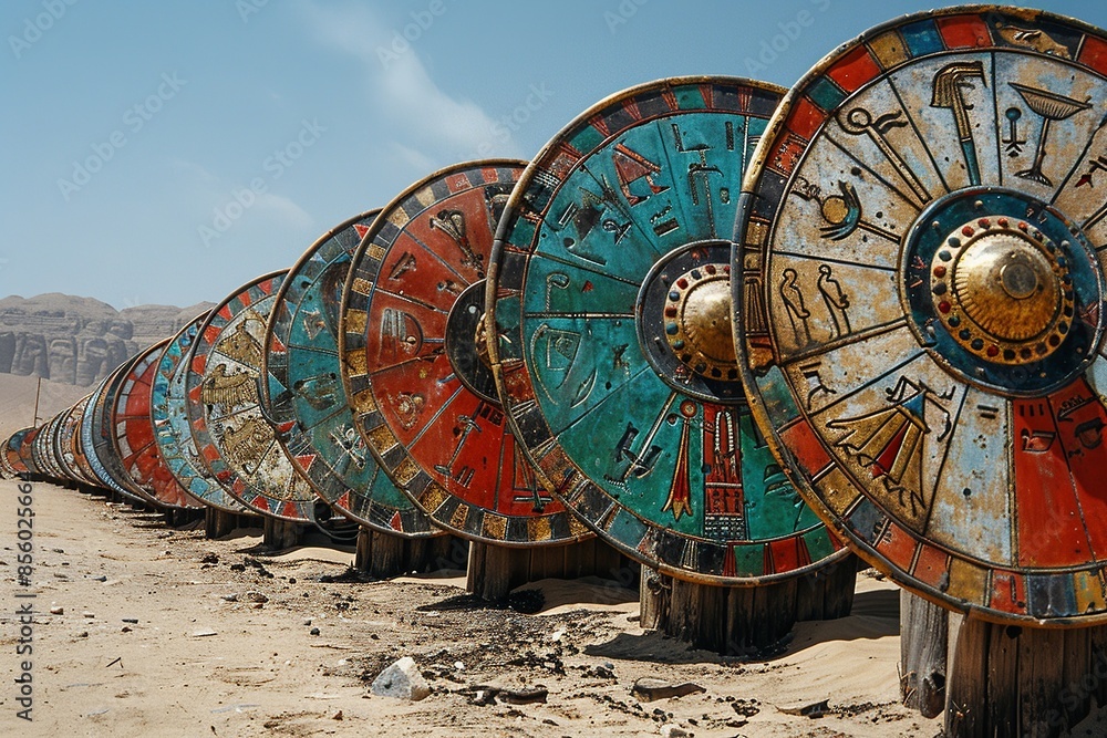 Explore the historical depiction of Ancient Egyptian weaponry during ...