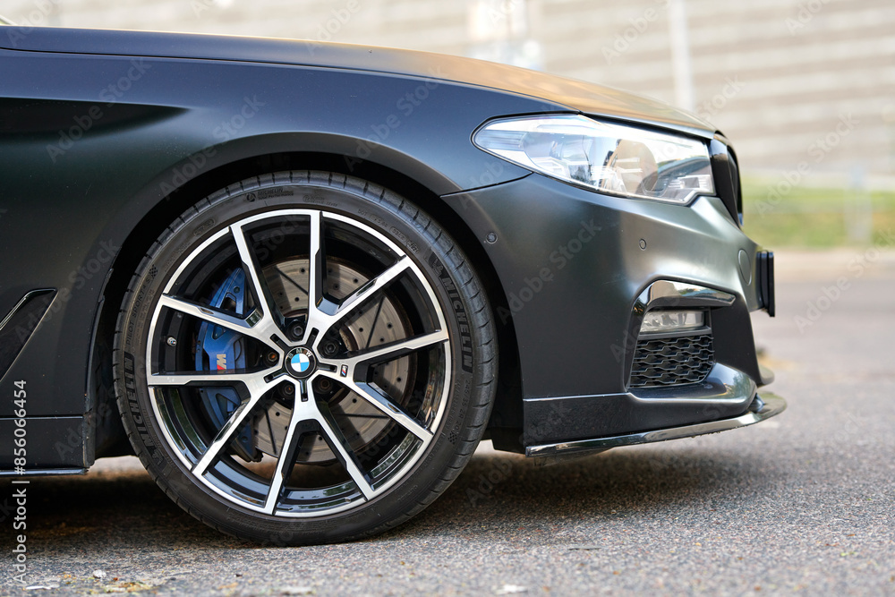 Minsk, Belarus. May 3, 2024. BMW M5 F90 Competition on parking lot ...