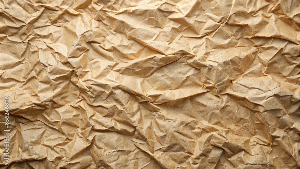 Crumpled paper texture with creases and folds , wrinkled, torn, vintage ...