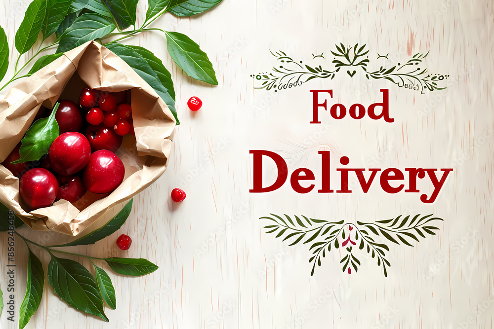 Food Delivery Template Design, Online Food Delivery Layout, Restaurant ...