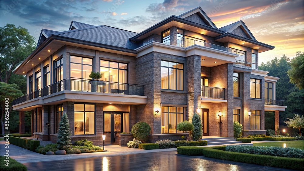 AI-generated building photos with realistic details , architecture ...