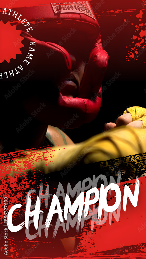 We Are The Champions Poster Design With Silhouette Various Athletics ...