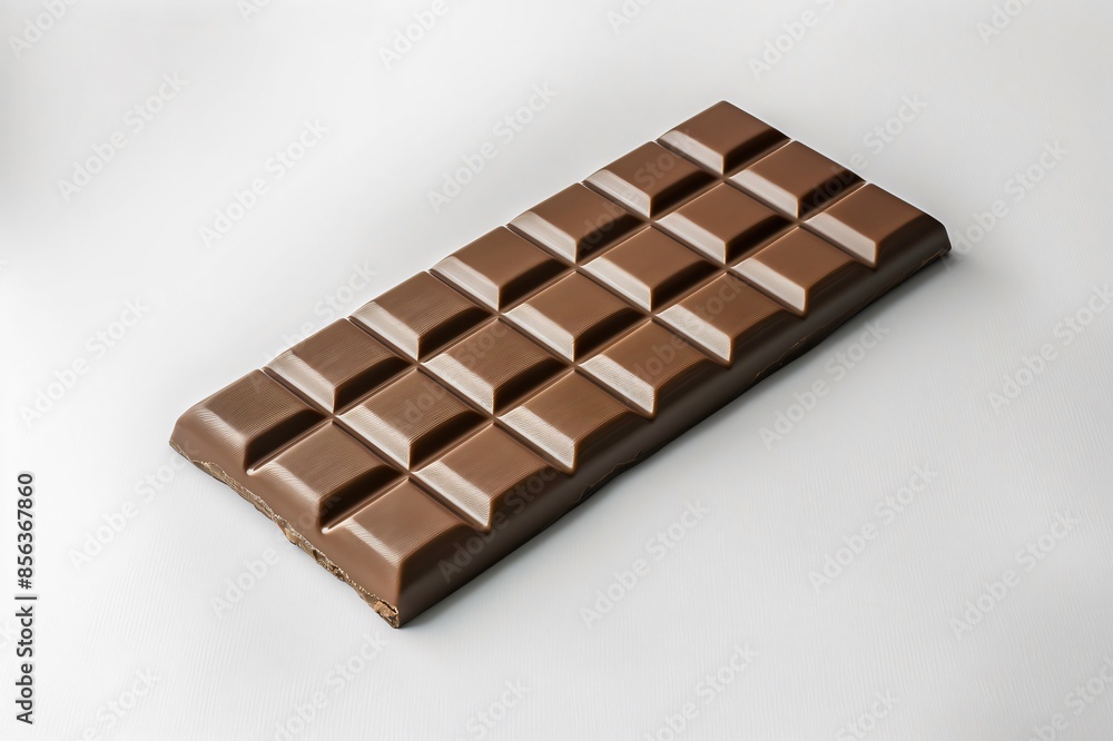 Luxurious chocolate bar wrapper mockup, showcasing a sleek design ideal ...