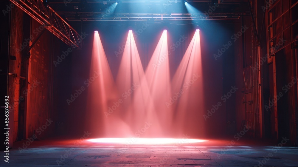 stage in the style of animated gifs Dance Stage Background,Light smoke ...