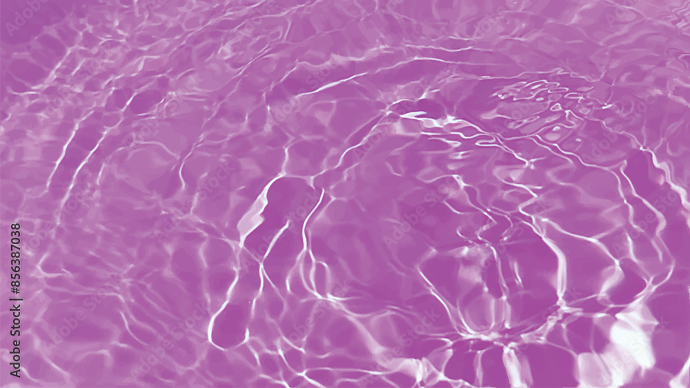Purple water splashes on the surface ripple blur. Defocus blurred ...