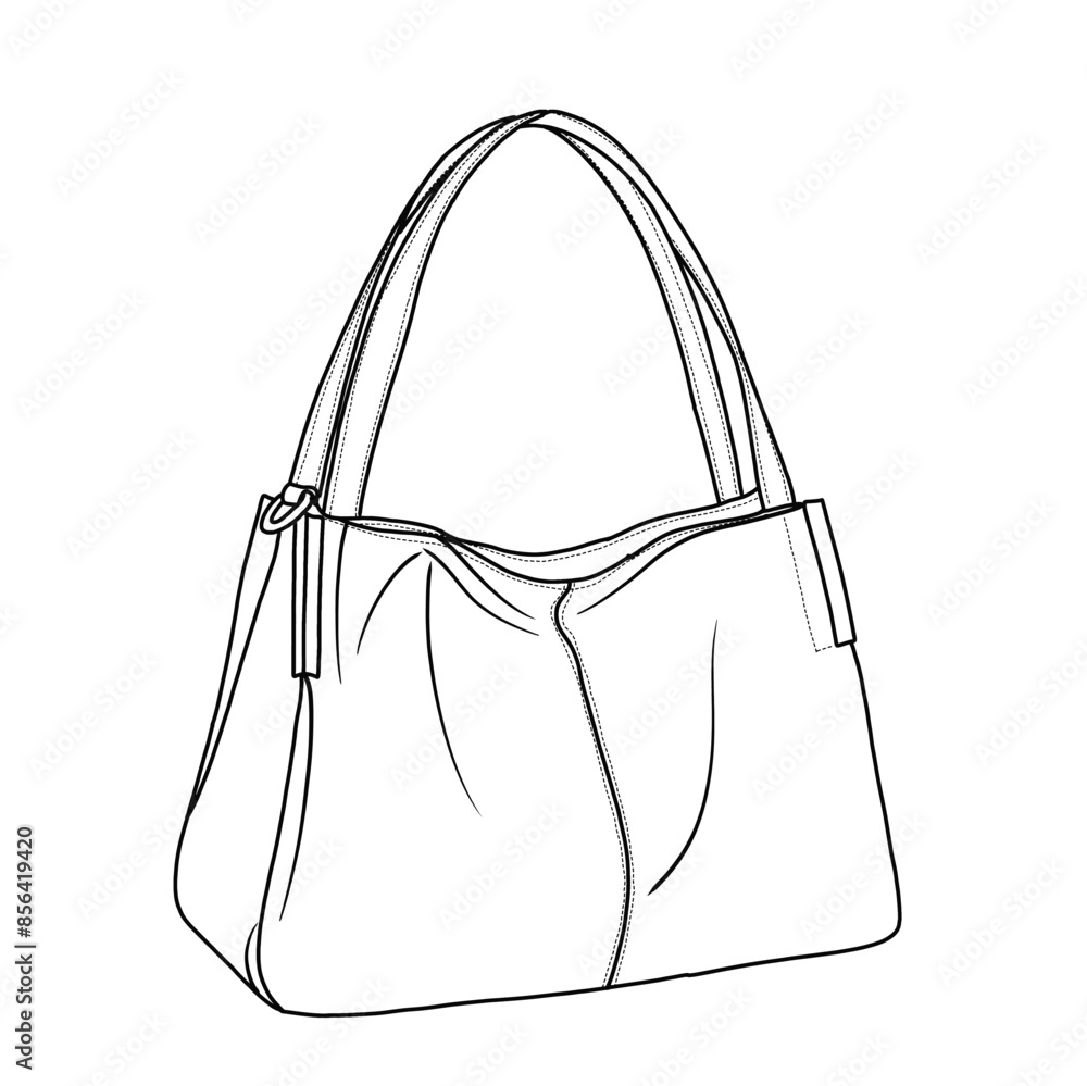 Leather Purses for Women Tote Top Handle Bags Shoulder Handbags Line ...