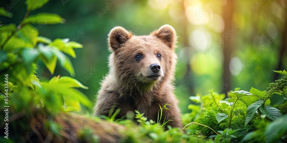 Adorable little bear exploring the jungle, bear, jungle, cute, wildlife ...