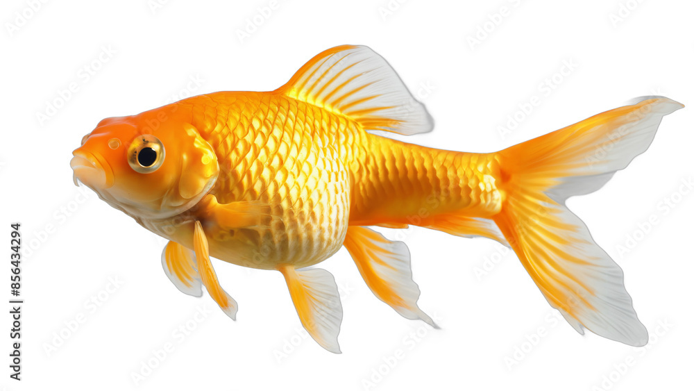 goldfish isolated on white background , transparent png image Stock ...