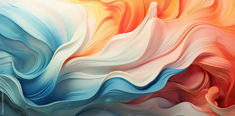background colors in the form of waves a colorful array of waves ...