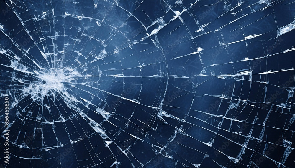 Broken screen. Distressed overlay. Blue glitch noise dust scratches ...