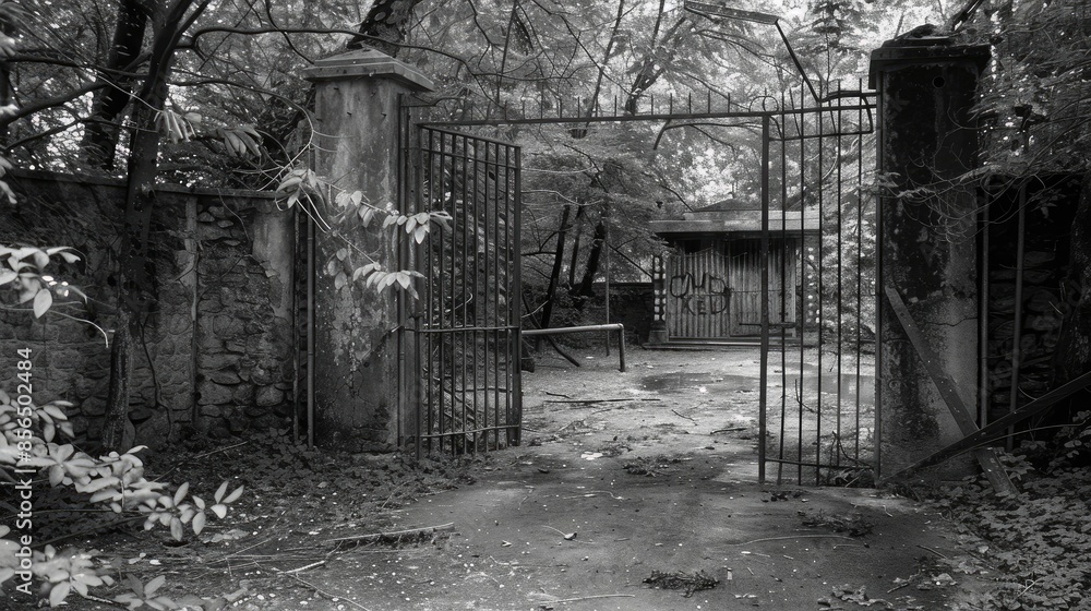 Controlled Environment: The Gated Compound and Guarded Entrance ...