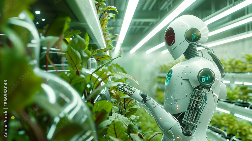 Humanoid Robot in Hydroponics: Advanced Automated Farming with AI ...