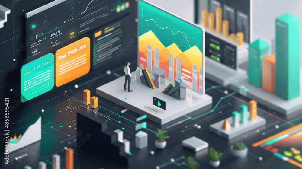 Designing a dynamic 3D visual background for a Power BI report homepage ...