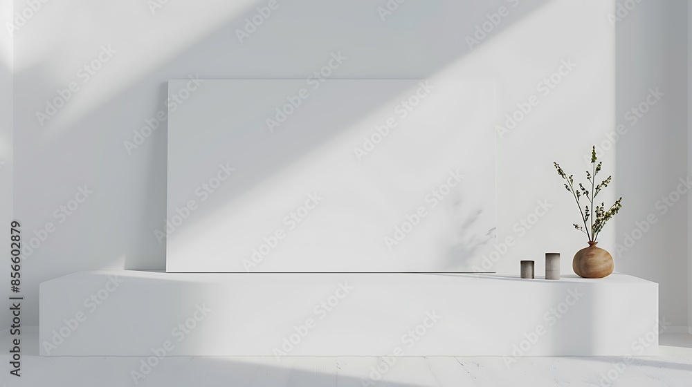 **Simple banner template with a clean layout and modern fonts, isolated ...