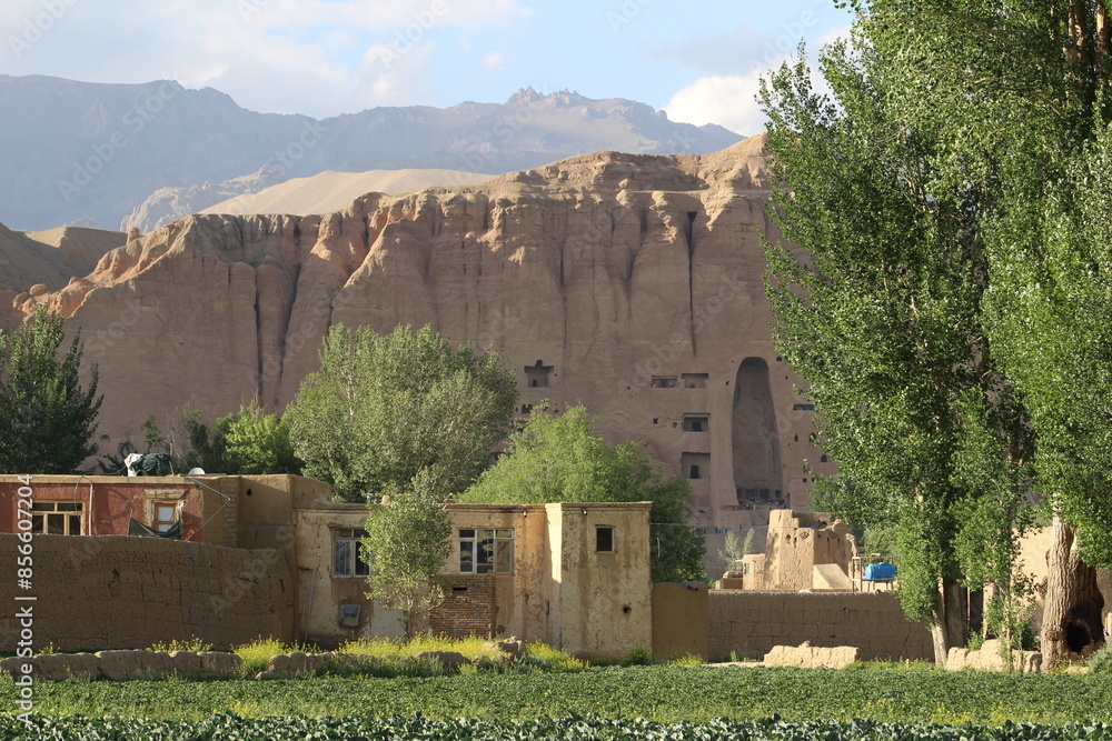 The Buddhas of Bamiyan were two monumental statues of Buddha carved ...