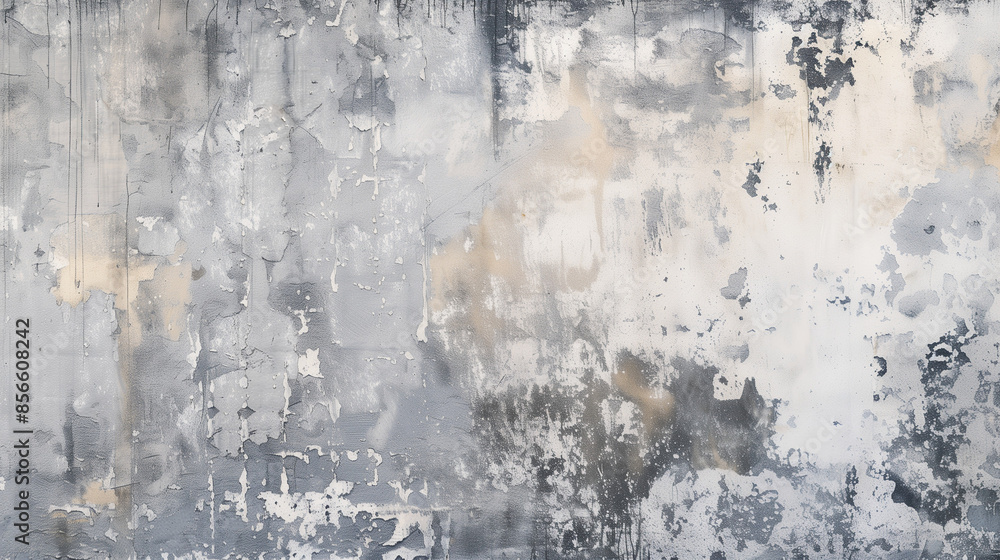 Rustic Textured Wall with Urban Chic Color Washing Technique. Aged ...