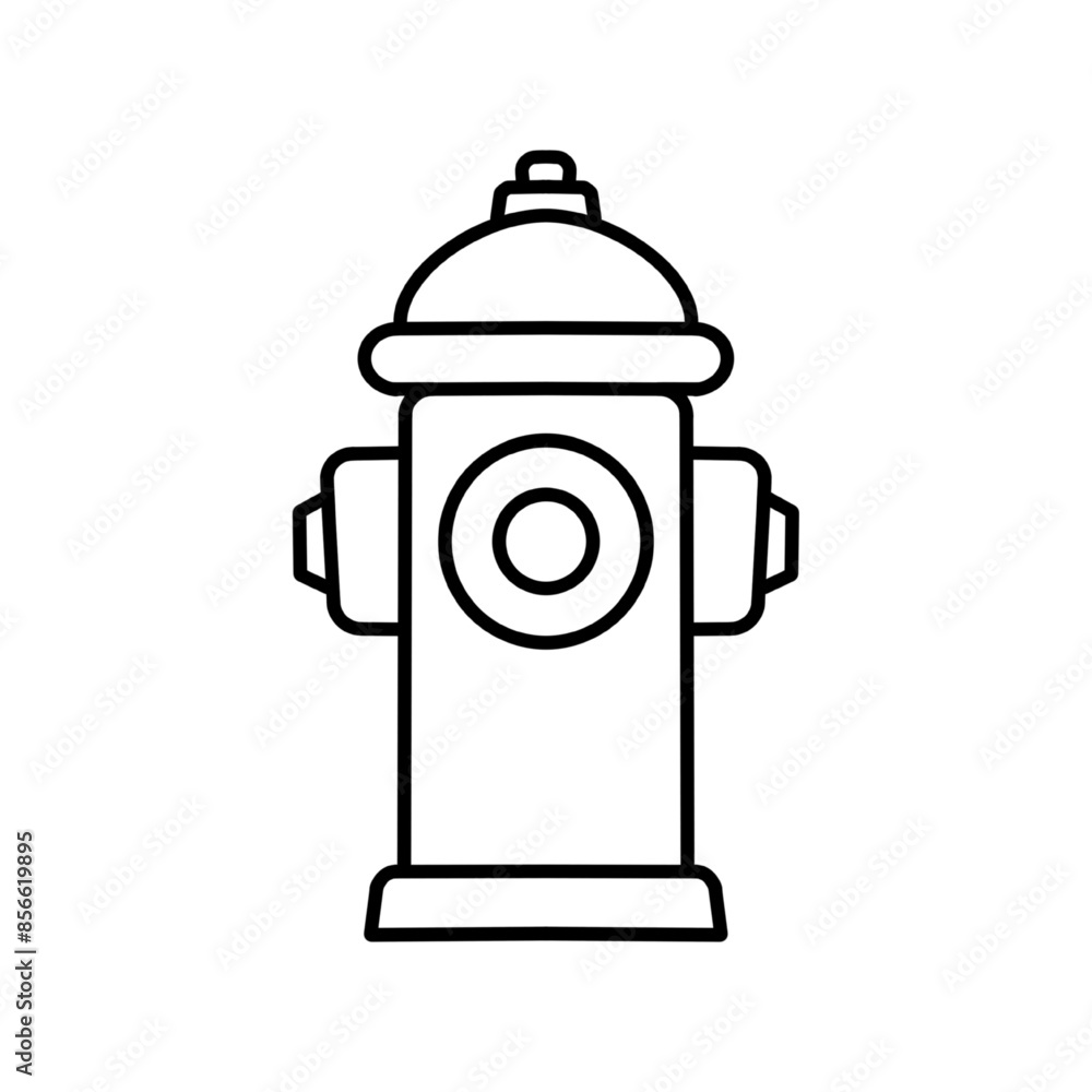 Fire Hydrant icon. Creative element design from fire safety icons ...
