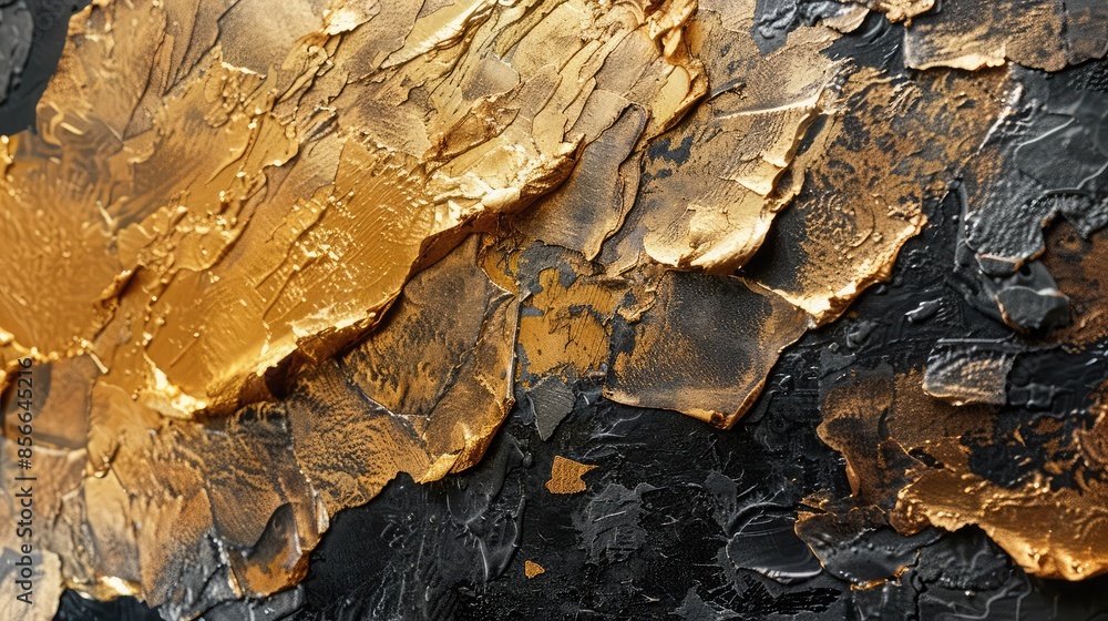 gold metal texture decorative plate abstract background stucco wall ...