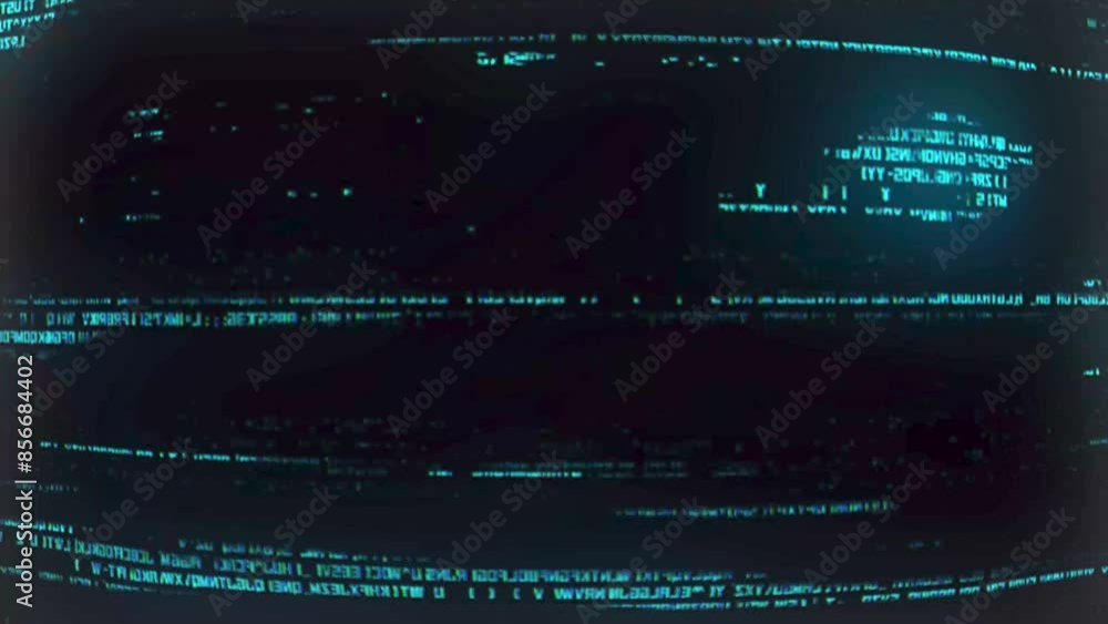 Analog Static Noise texture overlay. Horizontal stripes offset . No ...