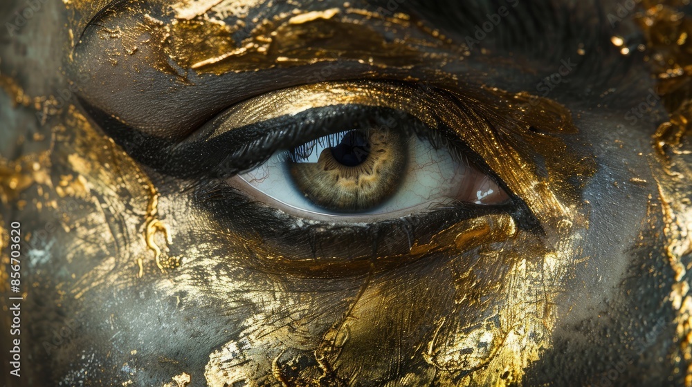 "Gold and Black Third Eye: High-Resolution Symbolic Illustration with ...