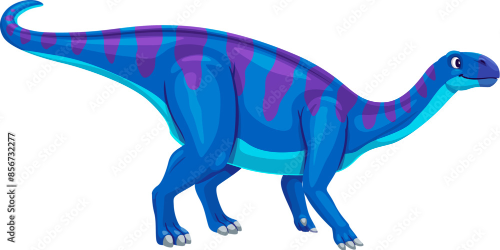 Cartoon coloradisaurus dinosaur character of jurassic jungle animal ...