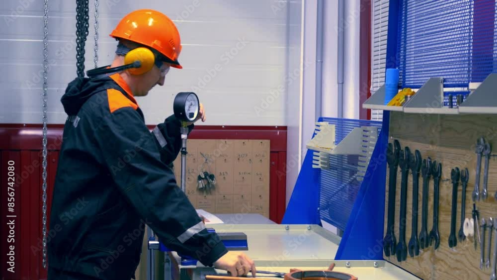 Worker in full safety gear importance of protective clothing and safety ...