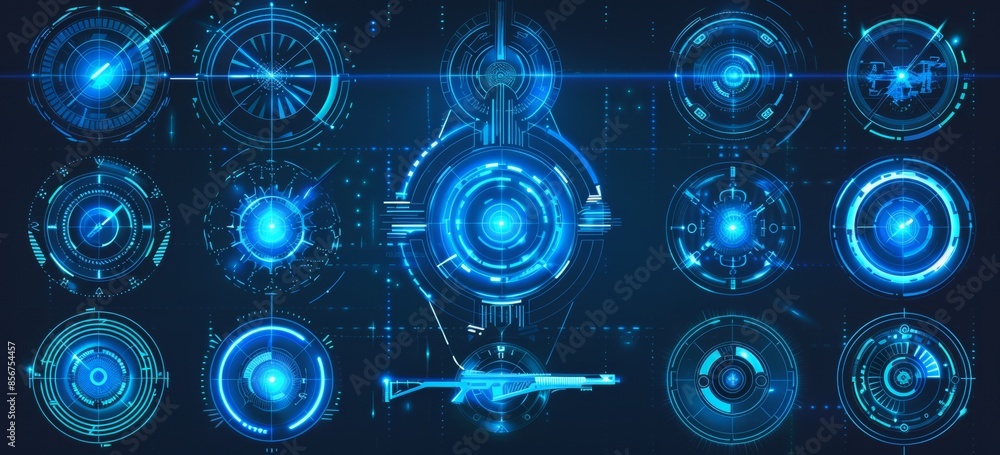 Target pointer for uhd. Laser crosshair collimator sight, optical ...