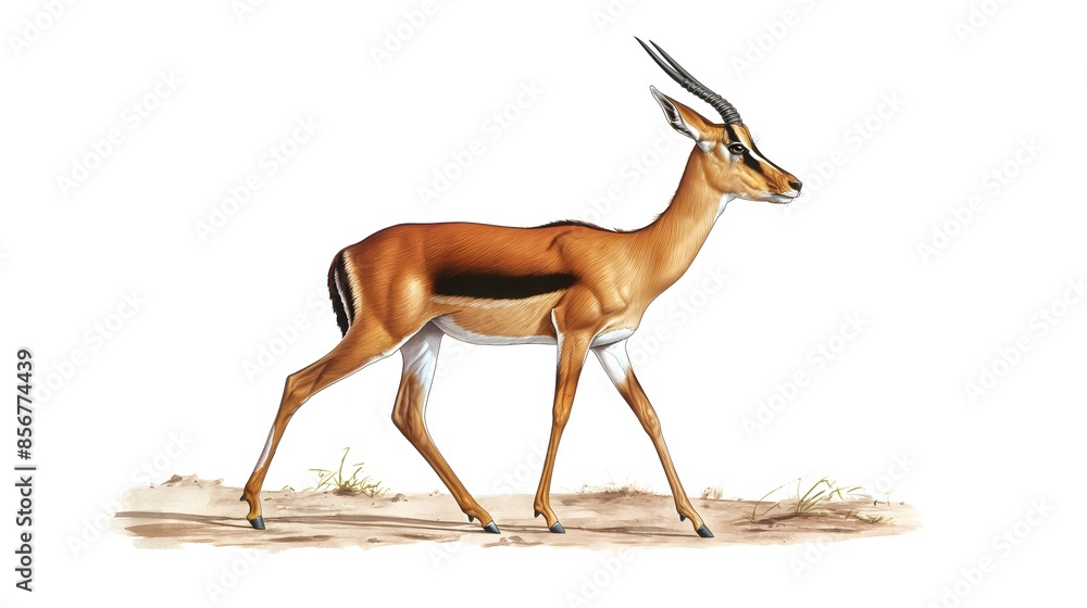 3. Produce a transparent-background image featuring a side view of an ...