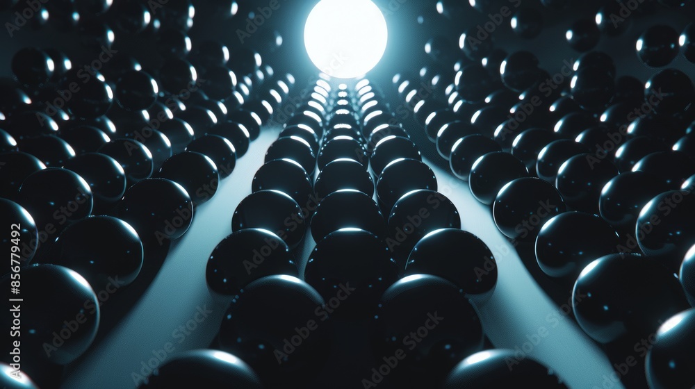 Objects gather around central light, drawn by shadows. Collaboration ...