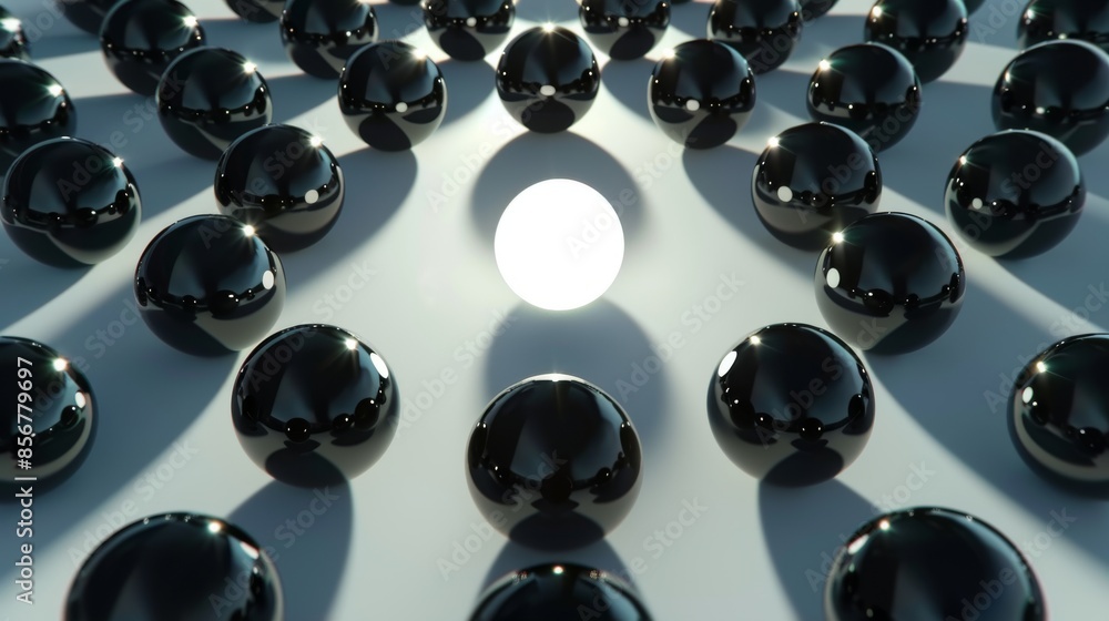 Objects gather around central light, drawn by shadows. Collaboration ...