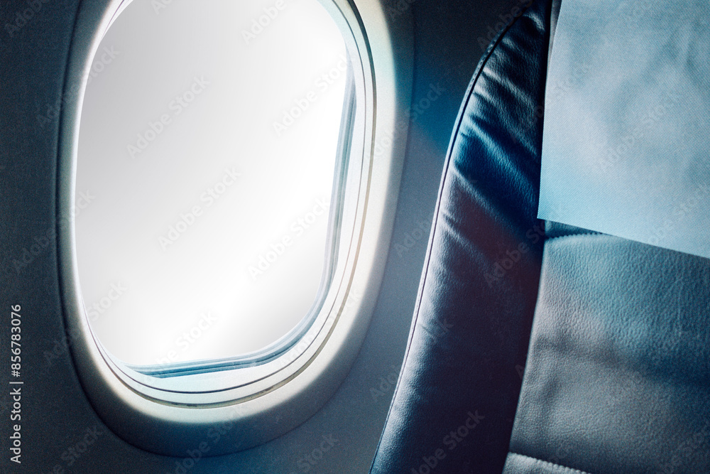Png plane window frame, transparent design Stock Photo | Adobe Stock