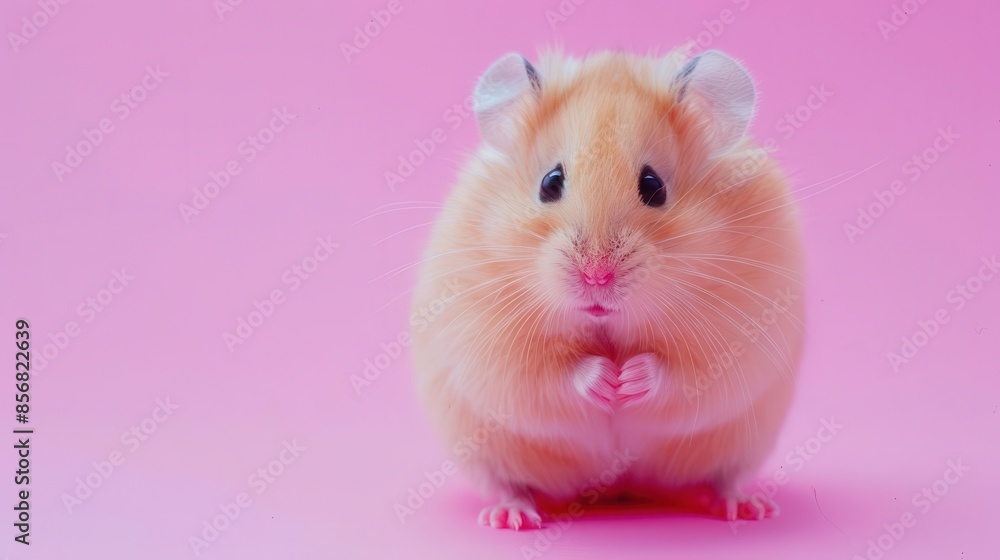 Colorful hamster in pop art style, fun textures, bold illustrations ...
