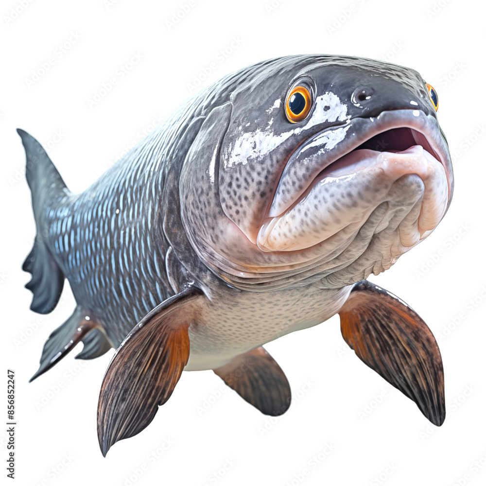 Dunkleosteus Cute Smile on a transparent background, png file, cut off ...
