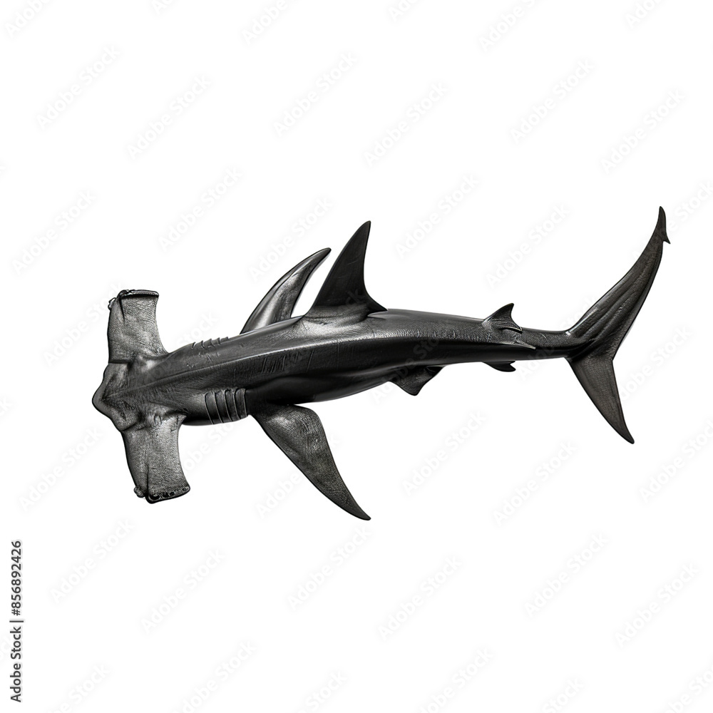 A high-resolution image of a hammerhead shark showcasing its unique ...