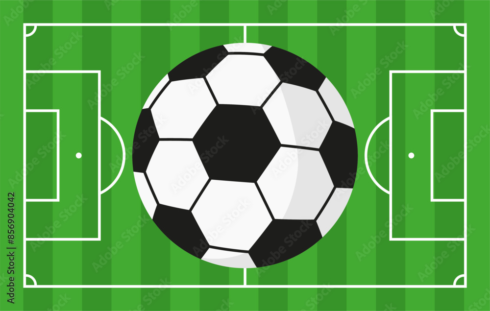 Football field, soccer field .Championship Soccer of Championship ...