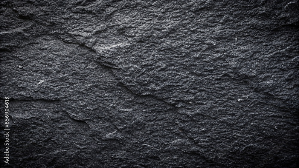 Black rough stone texture background with a grainy surface, stone, texture, background, black ...