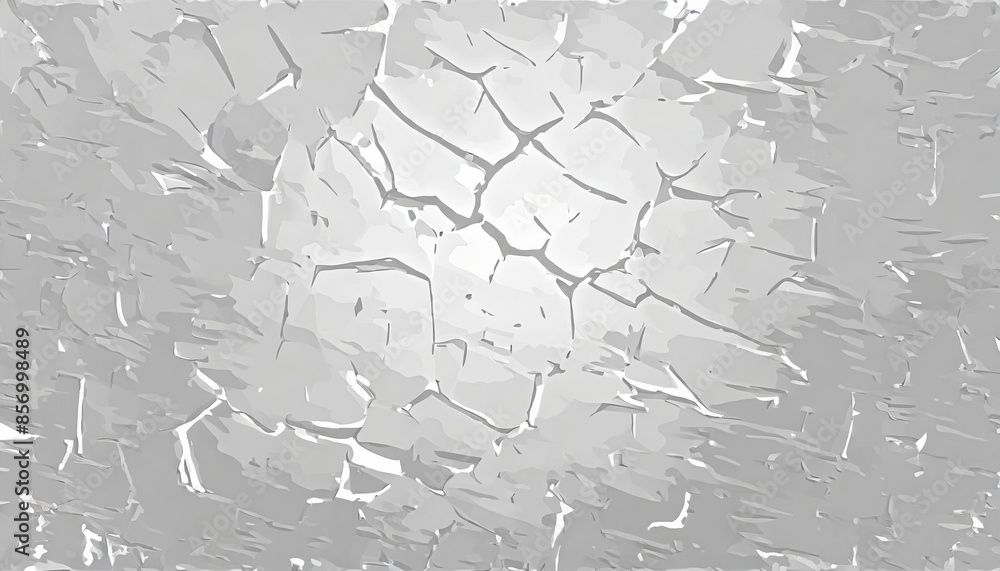 Crackle paint overlay. Vector black and white grunge pattern made from ...