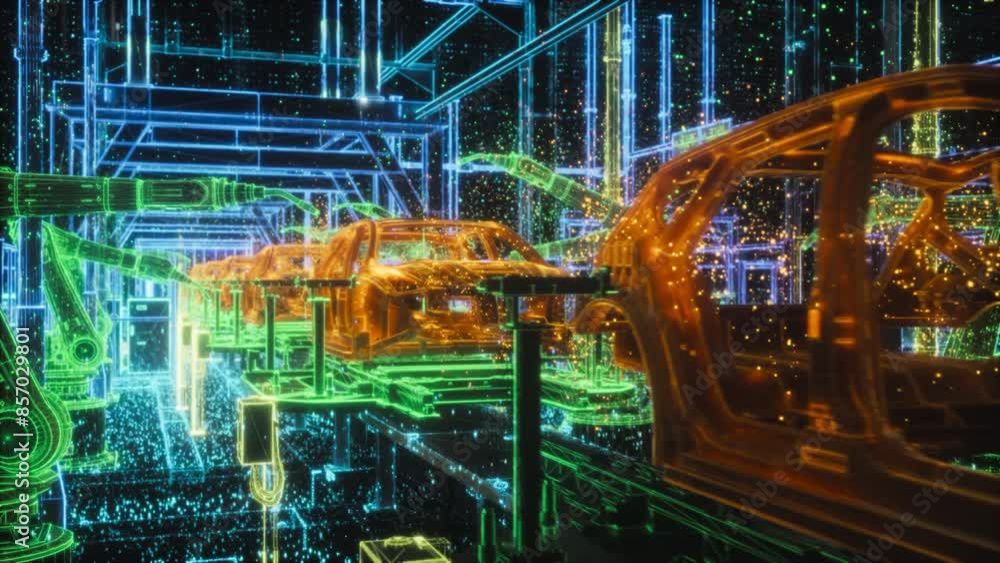 Top View Autonomous Factory Operation with Advanced Robot Hands ...