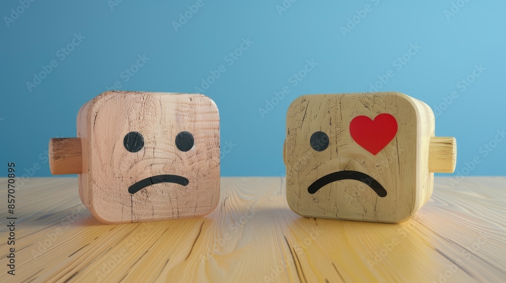 Symbols of approval and disapproval Stock Photo | Adobe Stock