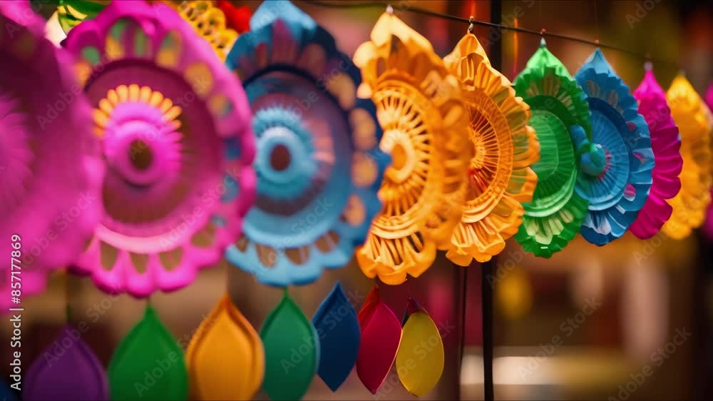 Mexican papel picado is decorative paper used in Day of the Dead ...