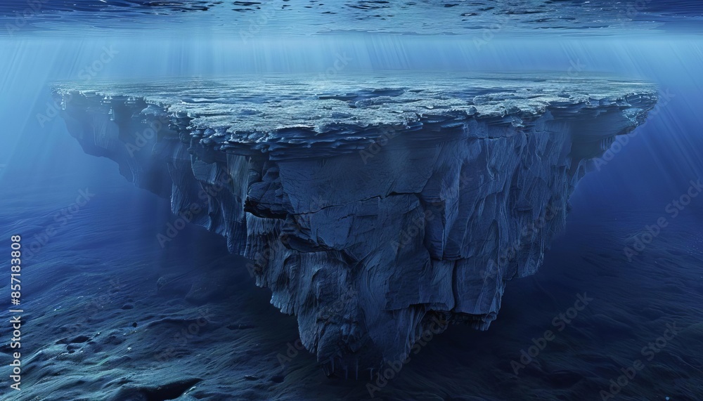 A guyot, a flattopped seamount The guyot is a unique underwater feature ...