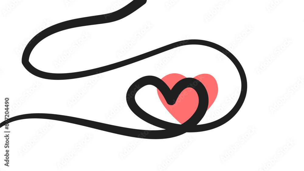lineart drawing heart background. line art love sign. simple heart line ... lineart drawing heart background. line art love sign. simple heart line ...