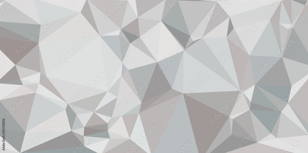 Abstract white geometric triangle 3D background. Vector Illustration ...