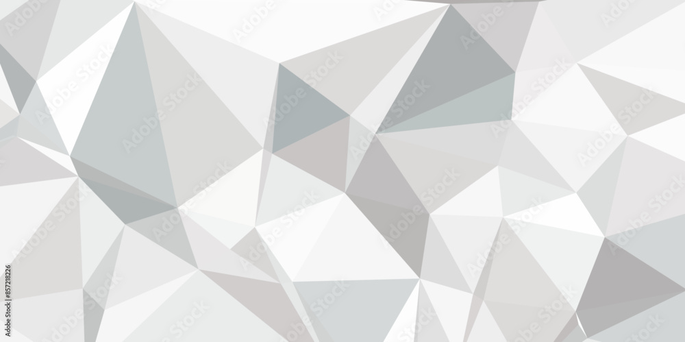 Abstract white geometric triangle 3D background. Vector Illustration ...